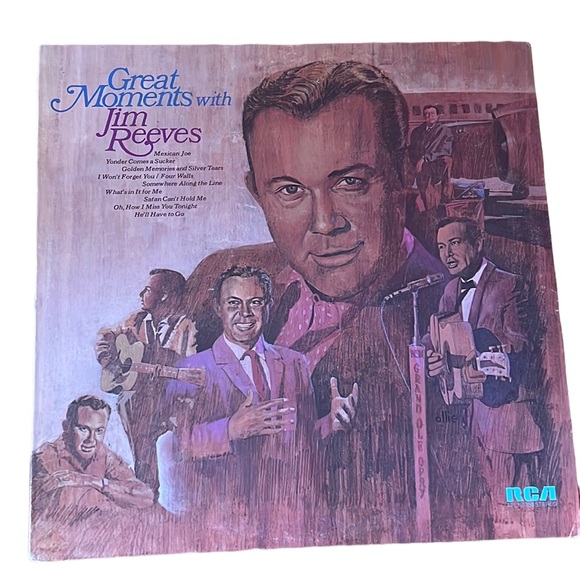 Other | Vintage Lp Great Moments Jim Reeves Vinyl | Poshmark
